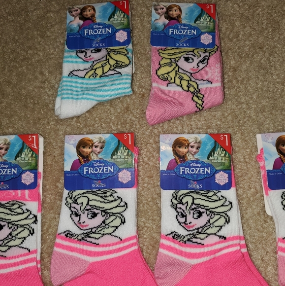 Disney | Accessories | Nwt Frozen Socks Bundle | Poshmark